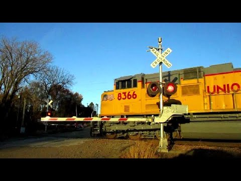UP 8366 South MITPS Filmed At North Kasper Siding New UP Paint Scheme & Lettering (10-25-2022 ...