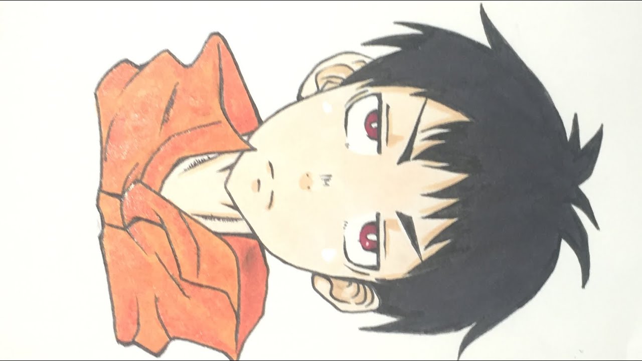 fire force Shinra speed drawing - YouTube