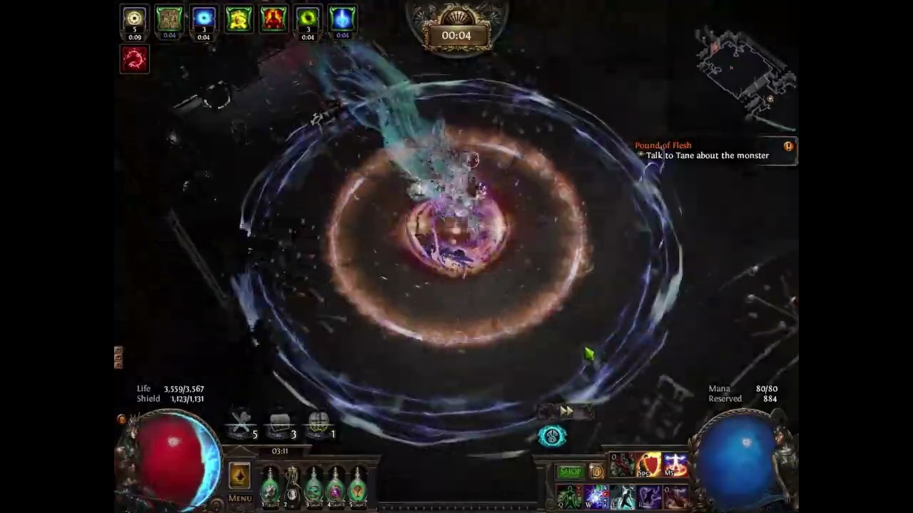 [POE 3.20] Selfchill T16 winged scarab and conqueror map drop - YouTube