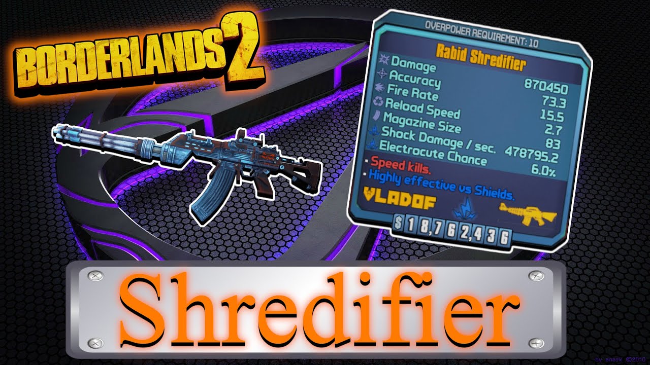 Legendary Item Guide | Shredifier | [Borderlands 2] - YouTube