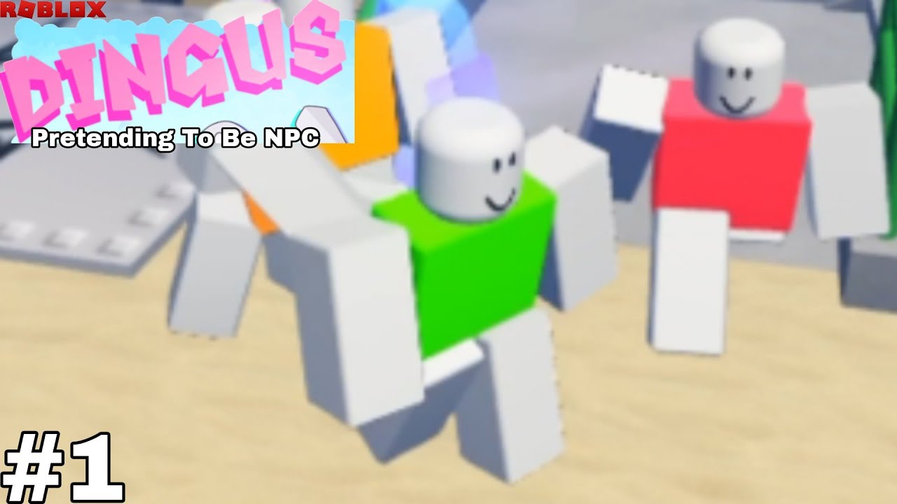 Pura-pura Jadi NPC - Roblox Dingus Indonesia #1 - YouTube