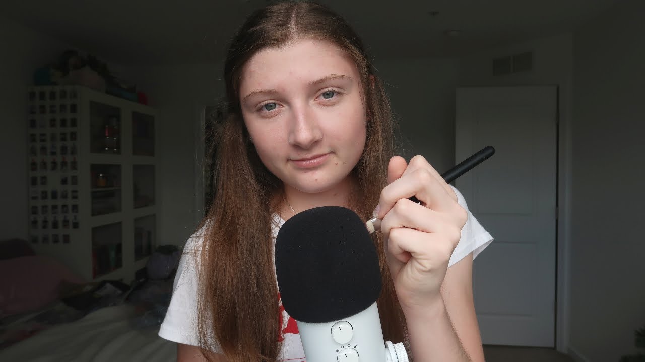 ASMR mic brushing and repeating "everything will be ok" - YouTube