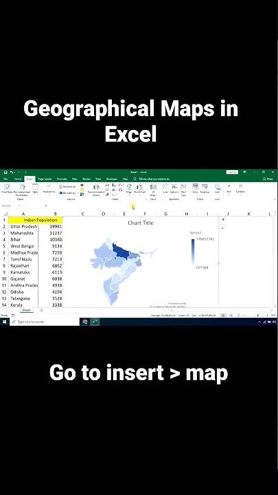 Geographic map charts in Excel - YouTube
