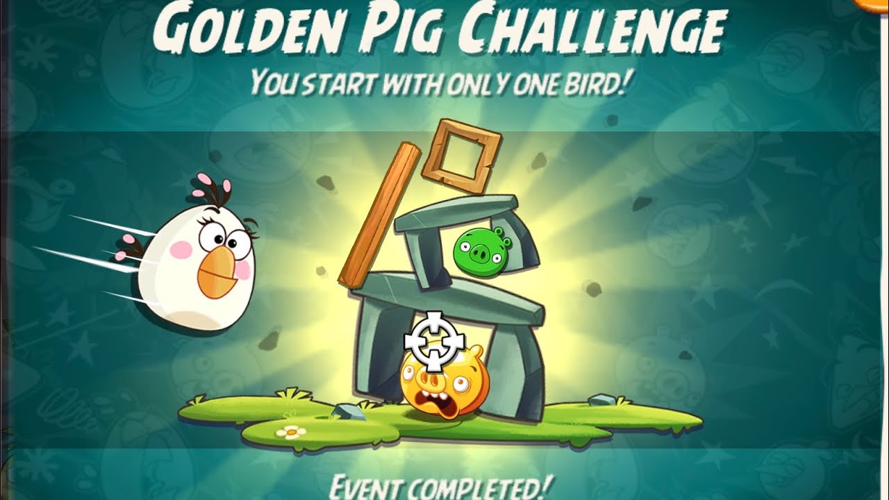 Angry Birds 2 AB2 Golden Pig Challenge - 2025/12/31 - YouTube