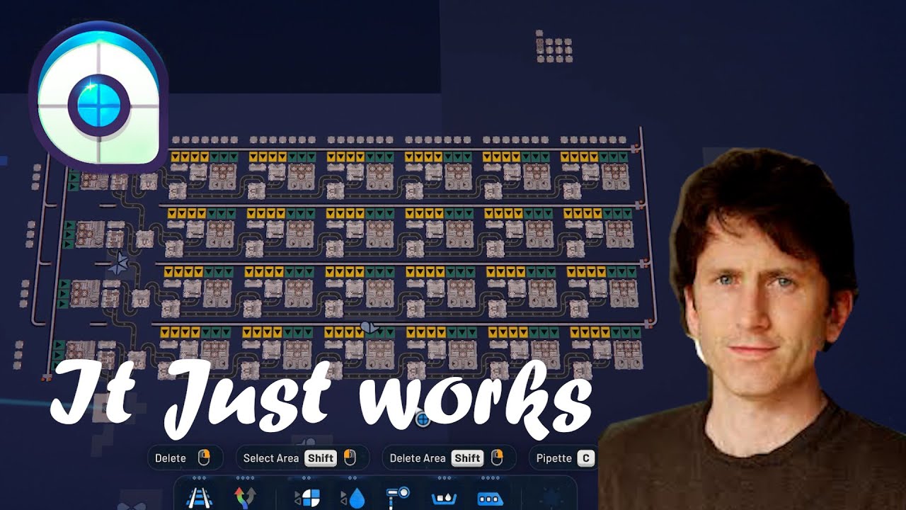 Shapez 2, 12 belts Hexagon Make Anything Machine (MAM) Blueprint and ...