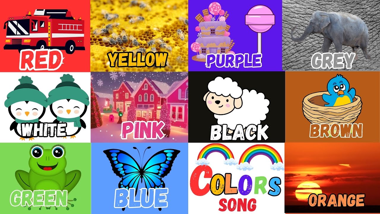 Colors Song | We Love all the Colors|Nursery Rhymes & Kids Songs ...