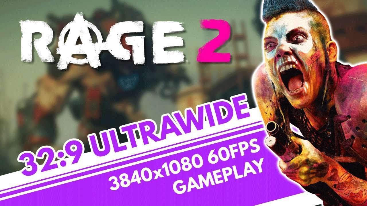 Rage 2 PC 32:9 Ultrawide 3840x1080 High Settings - 1 Hour Gameplay of ...
