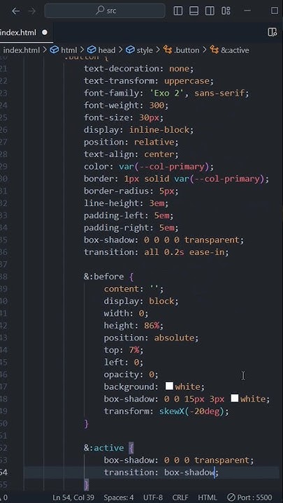How to make Shiny Button Hover Effect | HTML CSS - YouTube