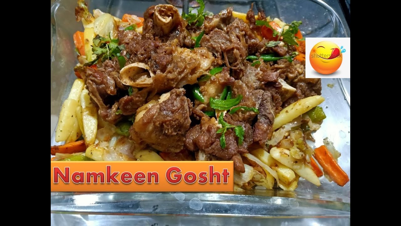 Namkeen Gosht Recipe / Peshawari Namkeen Gosht Recipe with Stir Fried ...
