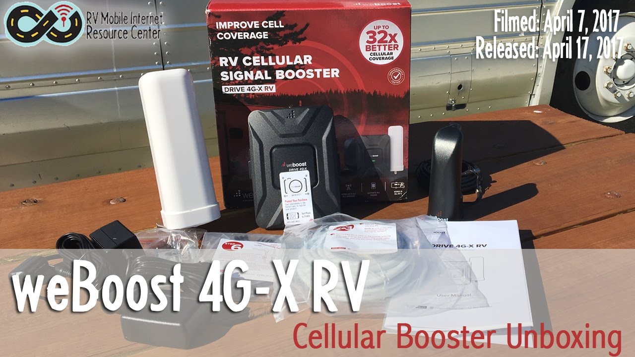 weBoost 4G-X RV Cellular Booster Kit - Product Unboxing & First Look ...