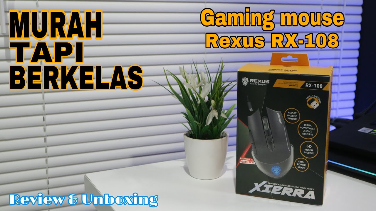 Gaming Mouse 135ribu Paling Jago di Kelasnya | Rexus RX-108 - YouTube