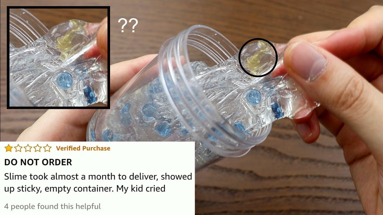 Buying the Worst Rated Slimes - Did I Get Scammed? - YouTube