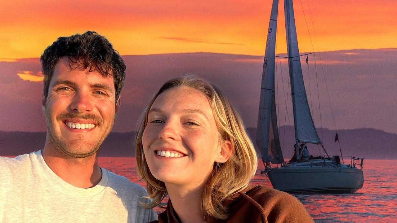 We worked SIX MONTHS for THIS... Sailing our Boat for the first time ...