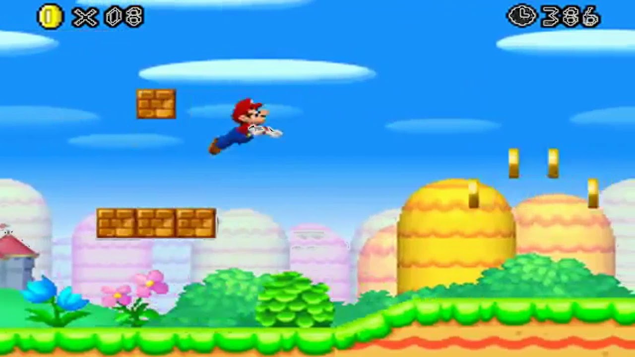 New Super Mario Bros. 1-1 in G Major 4 - YouTube