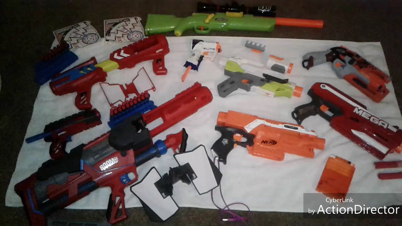 BOOM CO AND NERF GUNS COLLECTION - YouTube