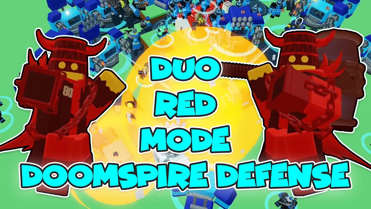 HOW TO DUO HARD MODE In Doomspire Defense NO COMMANDER! | ROBLOX - YouTube