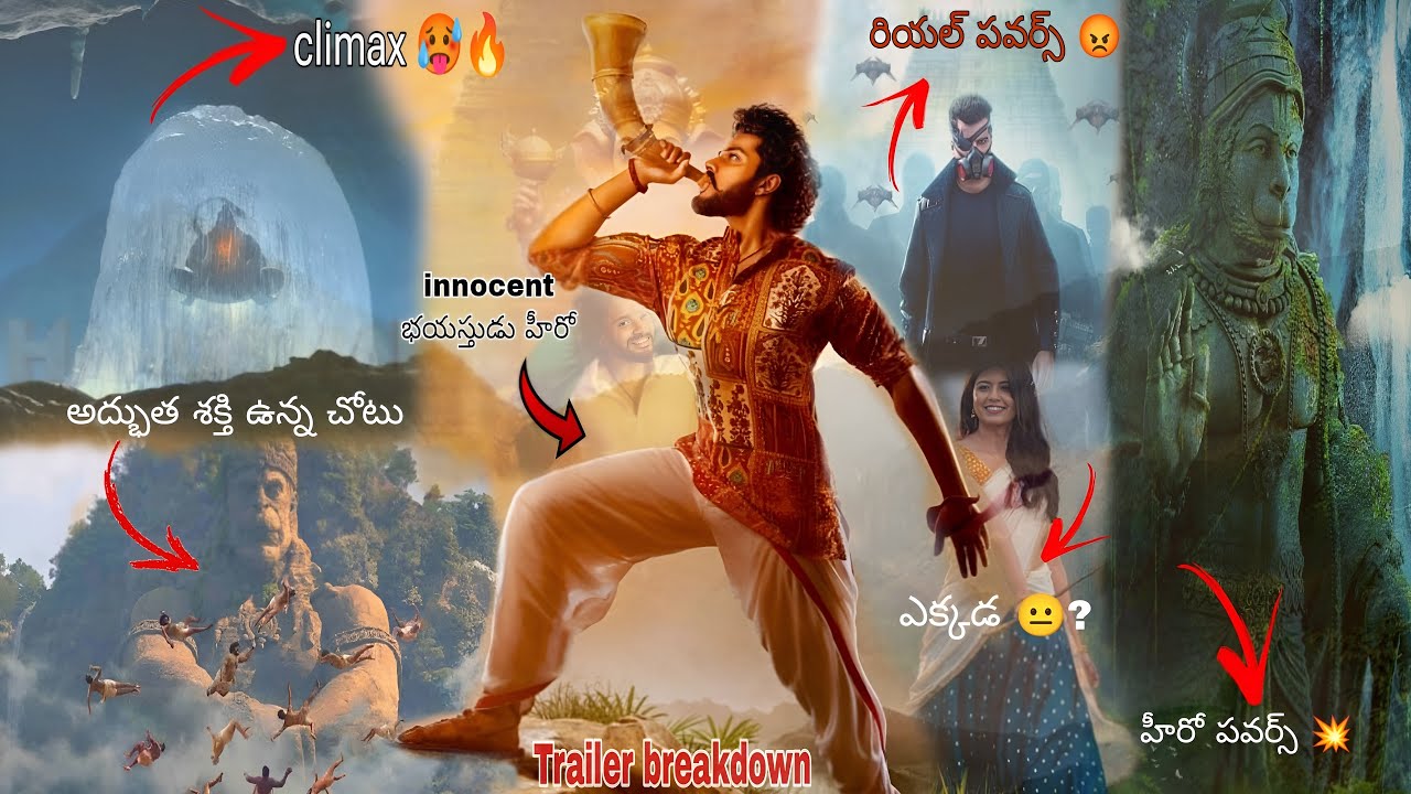 Hanuman trailer breakdown | hanuman telugu trailer | Prashant varma ...