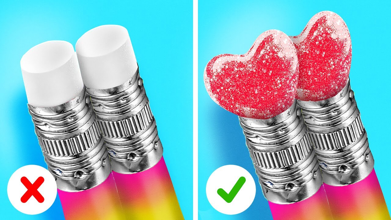 ZABAWNE SZKOLNE TRIKI DIY ||Ulepsz swoje przybory szkolne z 123 GO ...