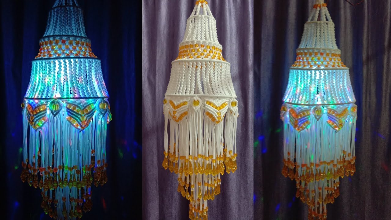 Macrame new Jhumar design | easy macrame Jhumar design | macrame Jhumar ...