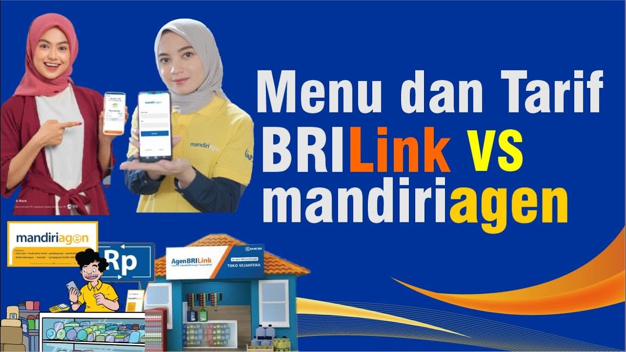 Adu Menu Mesin EDC Konvensional dan Tarif BRILink VS mandiriagen ...