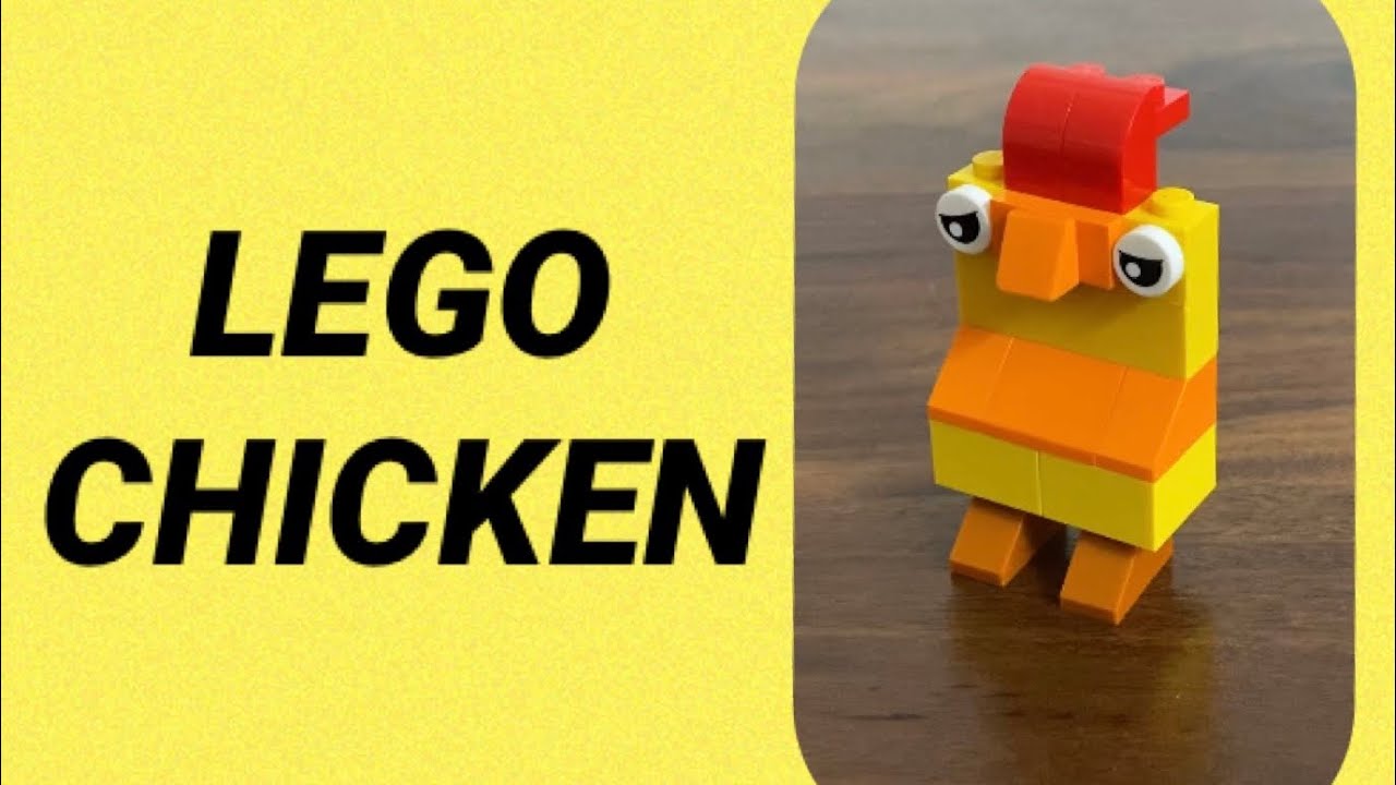 Lego chicken - from your 10696 box - YouTube