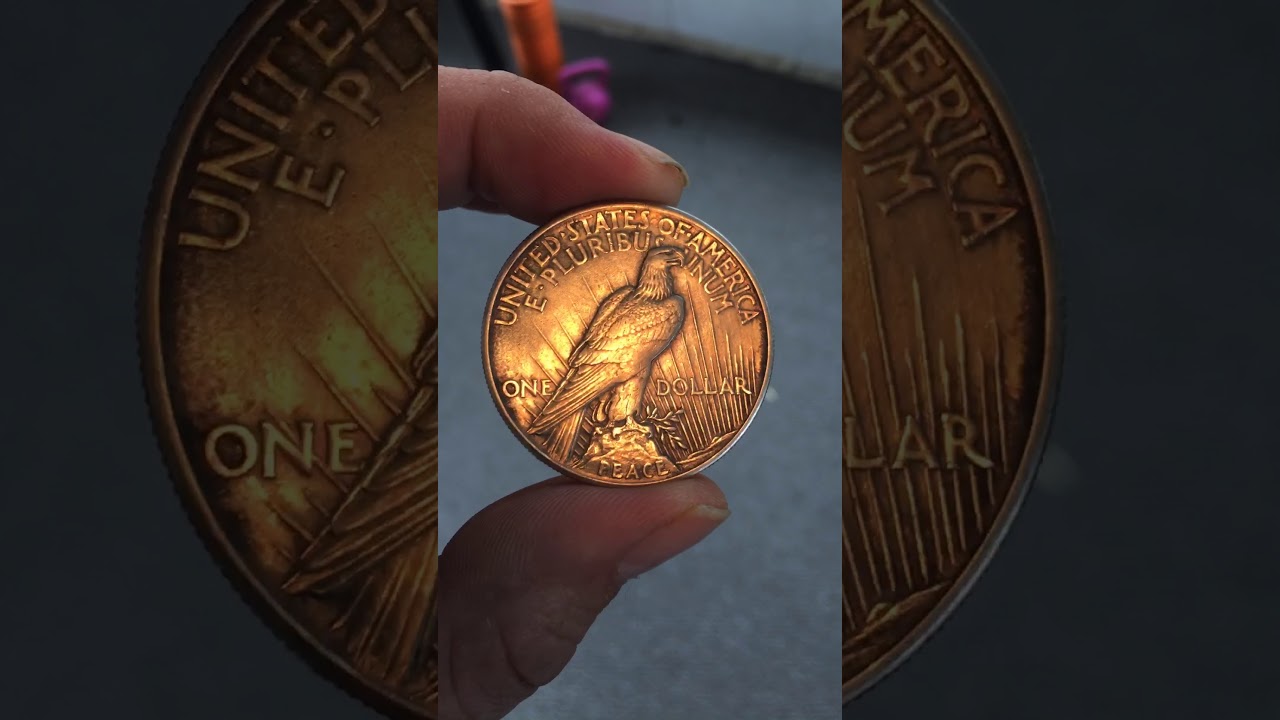 1921 matte proof peace dollar - YouTube