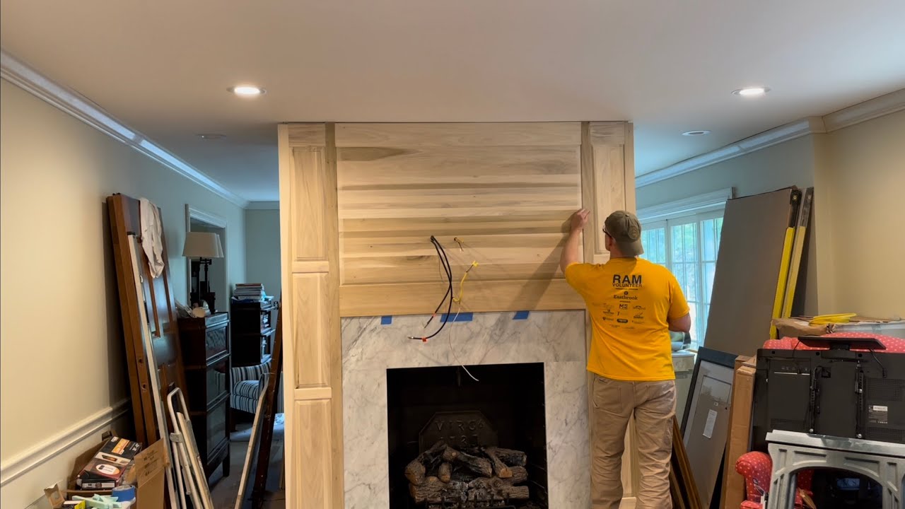 Episode 290: Building a poplar raised panel surround for the family ...