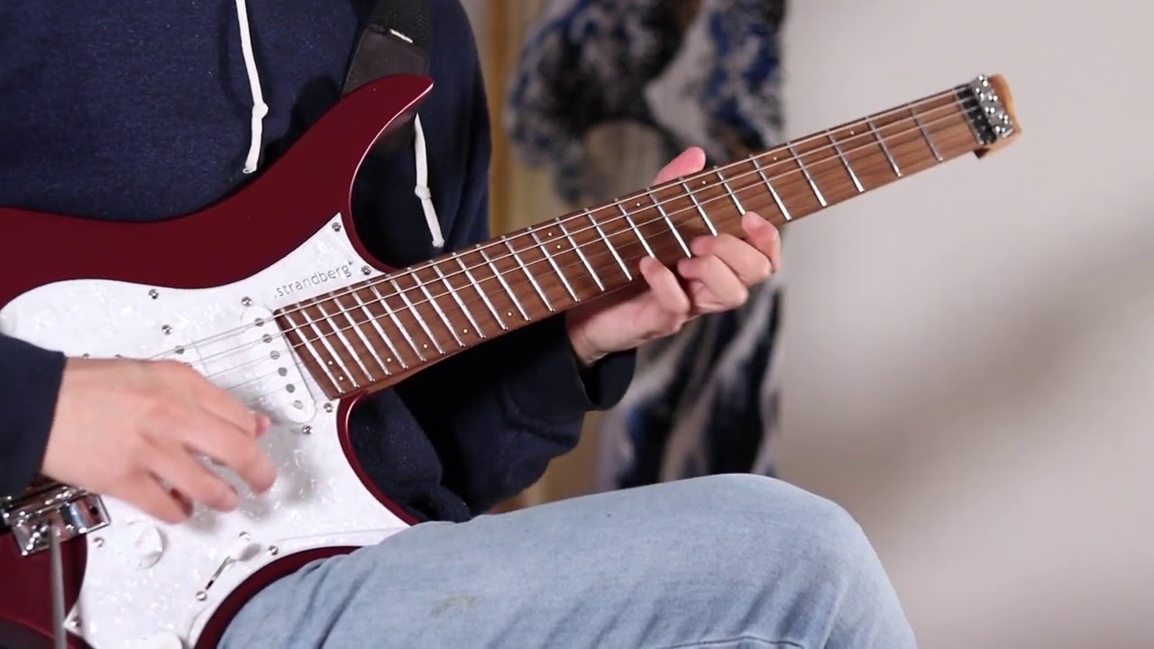 noodly math rocks riffs on the strandberg - YouTube