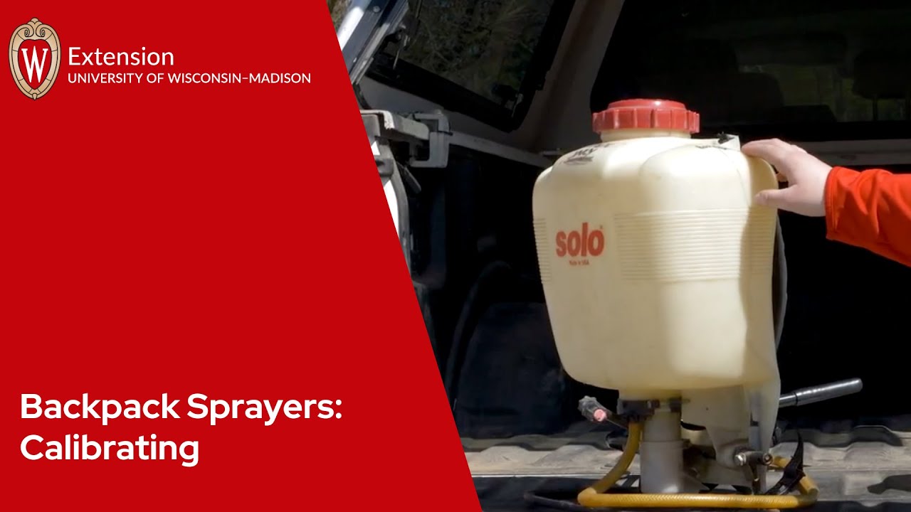 Backpack Sprayers: Calibrating - YouTube