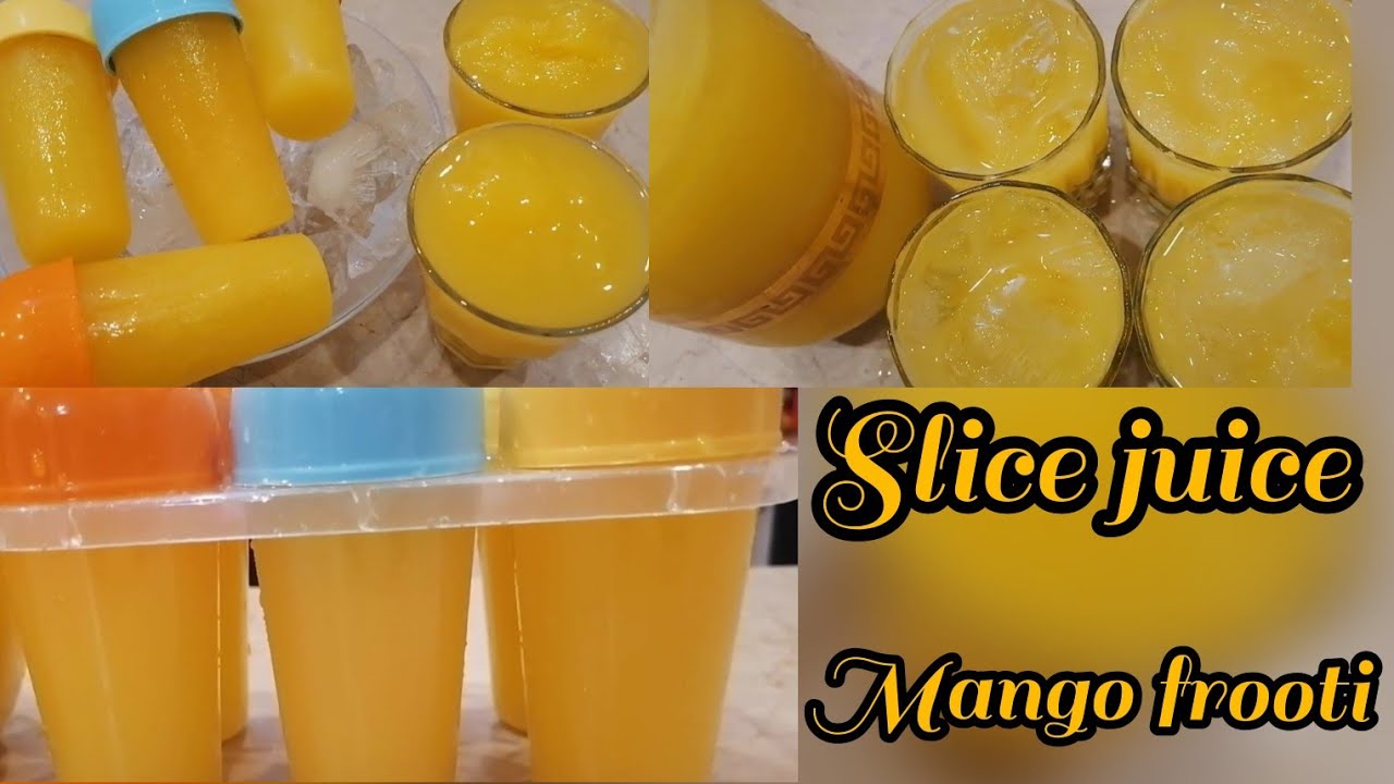 Mango slice juice | Mango frooti recipe by khan dhaba with amta - YouTube