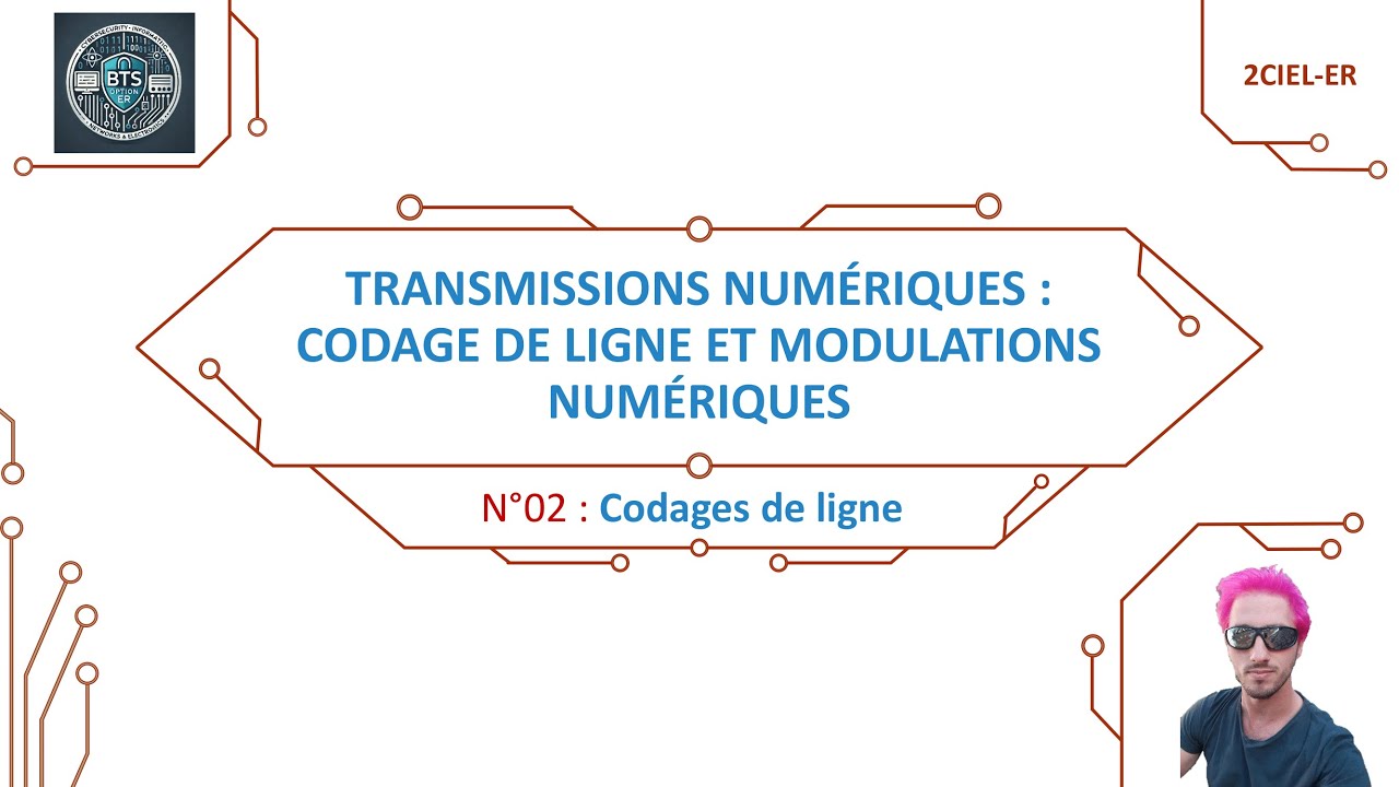 C08-02 : Codage de ligne (NRZ, NRZI, RZ50%, Manchester, Biphasé, Miller ...