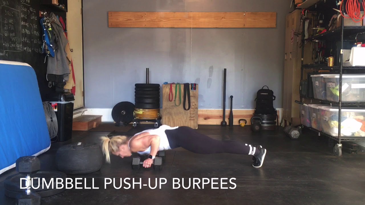 Dumbbell Push-up Burpees - YouTube