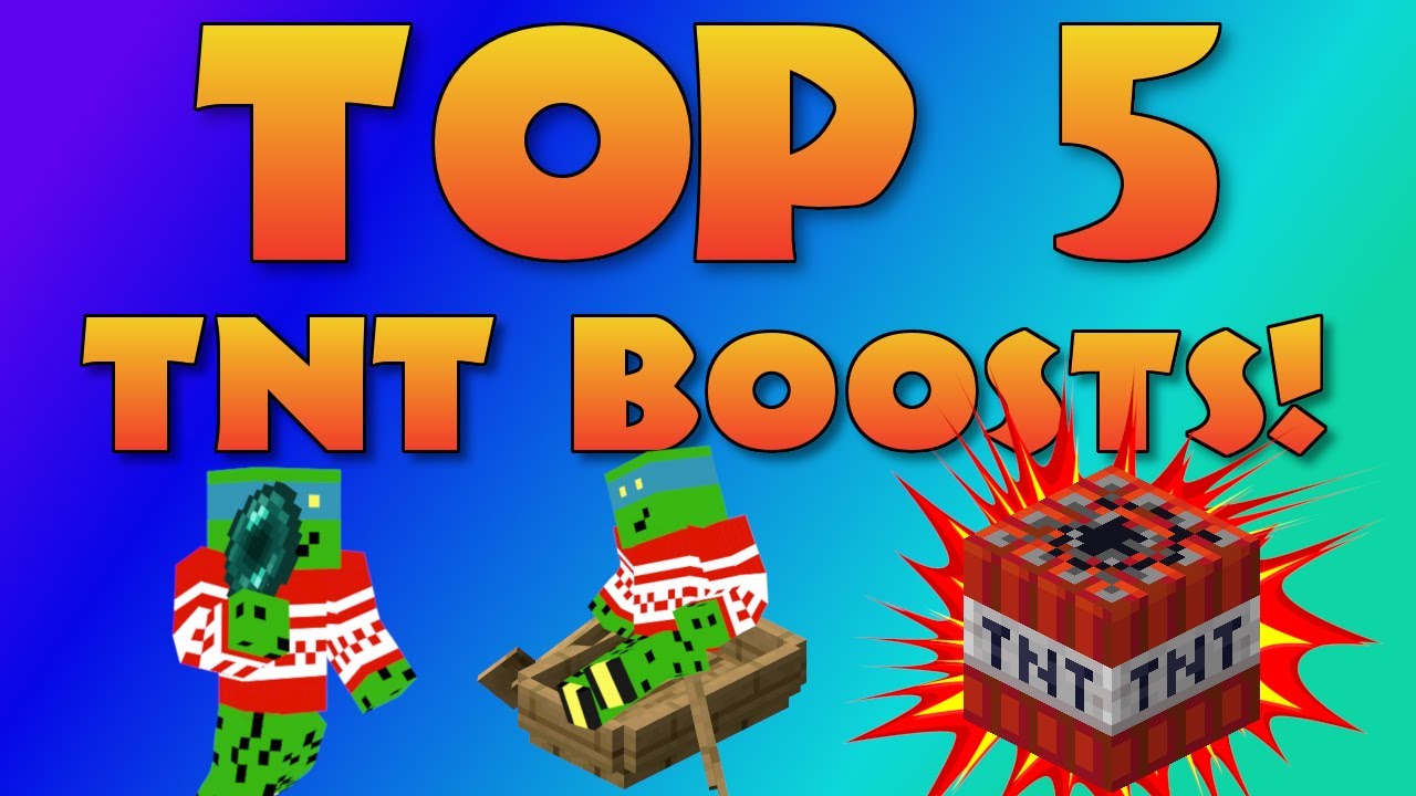 TOP 5 Minecraft TNT Boost CLIPS - YouTube