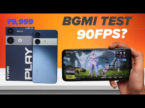 Lava Storm Play 5G BGMI Test With FPS Meter - Heating, Gyro, Battery Test!