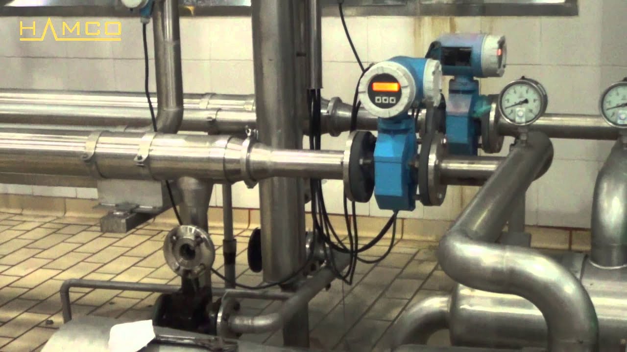 Test The for CIP liquid - Tubular heat exchanger - APV Poland - YouTube