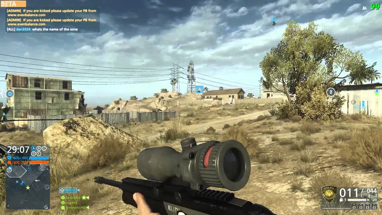 Battlefield Hardline: Scout Elite sniper rifle BOOM! HEADSHOT - YouTube