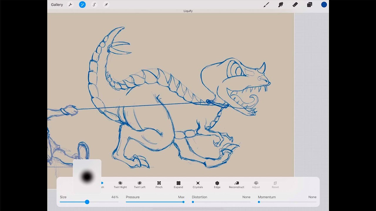 Procreate: Solid Foundations - Master the Liquify Tool - YouTube