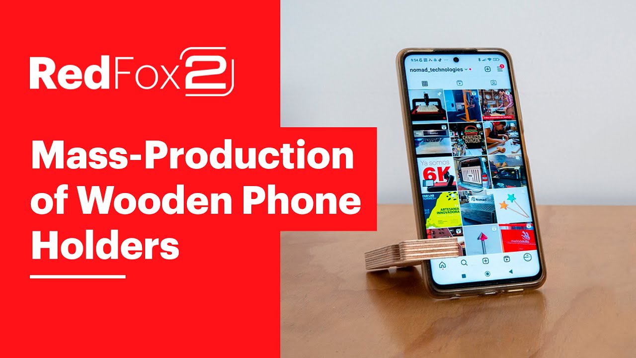 Fabricación en serie con la fresadora CNC Red Fox 2 - YouTube