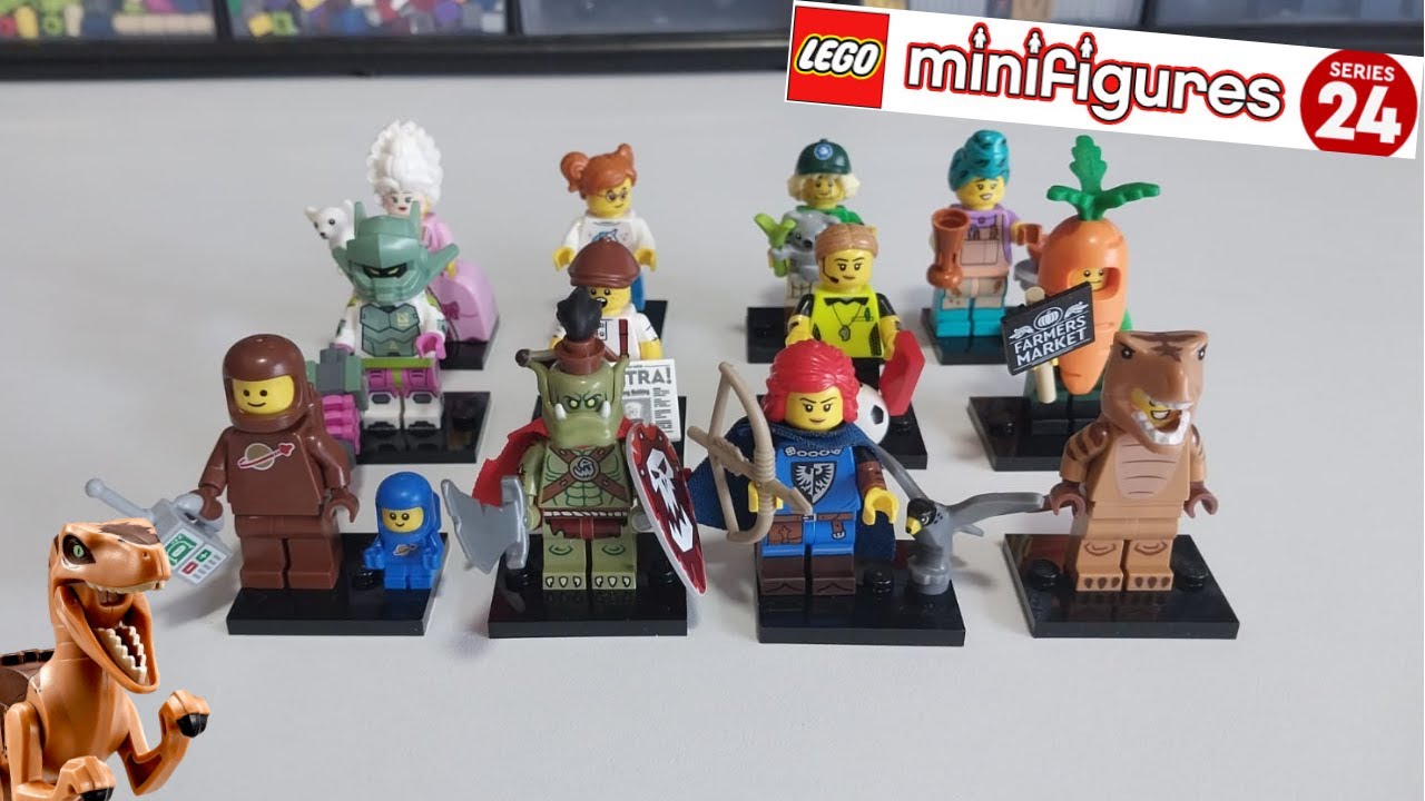 LEGO Minifiguras Serie 24 completa - YouTube