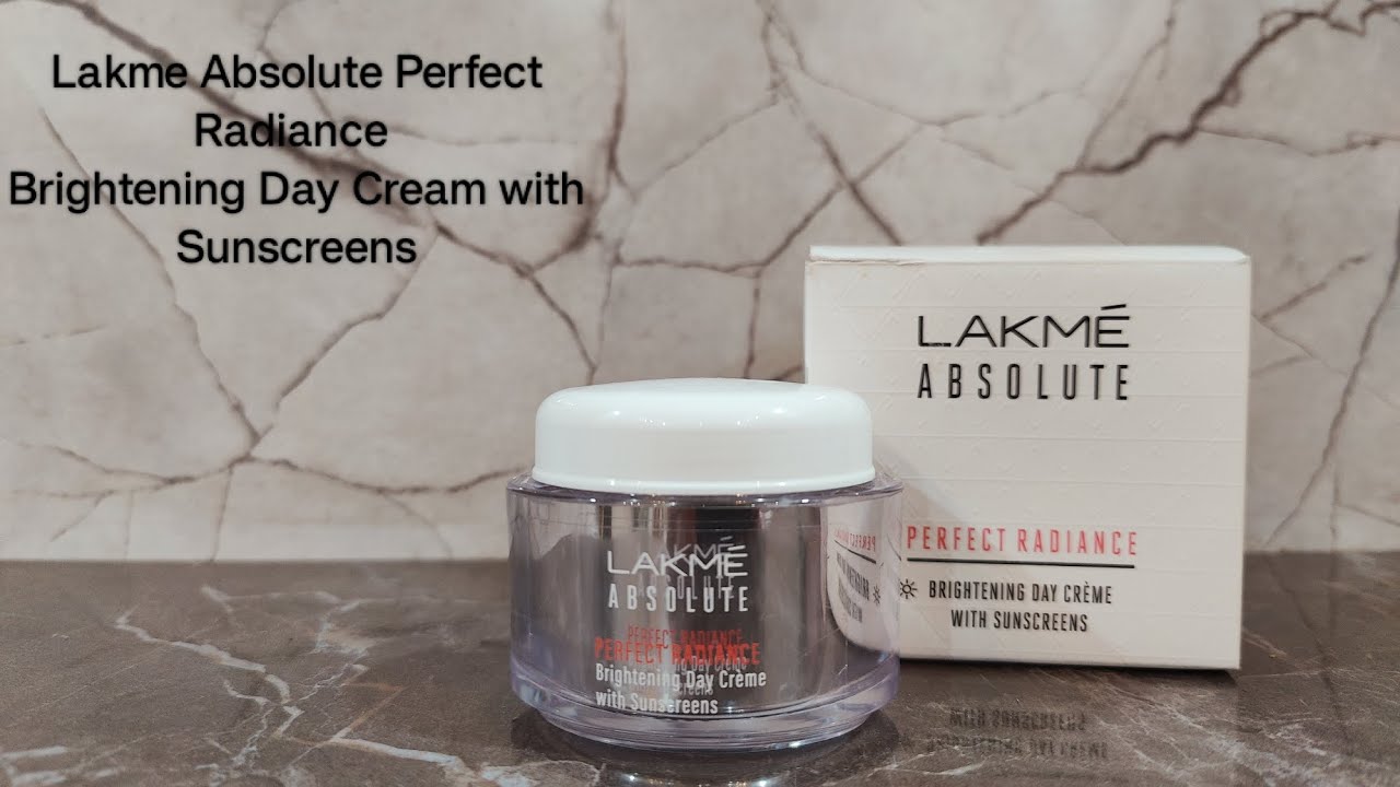 LAKMÉ Absolute Perfect Radiance Brightening Day Cream | REVIEW - YouTube