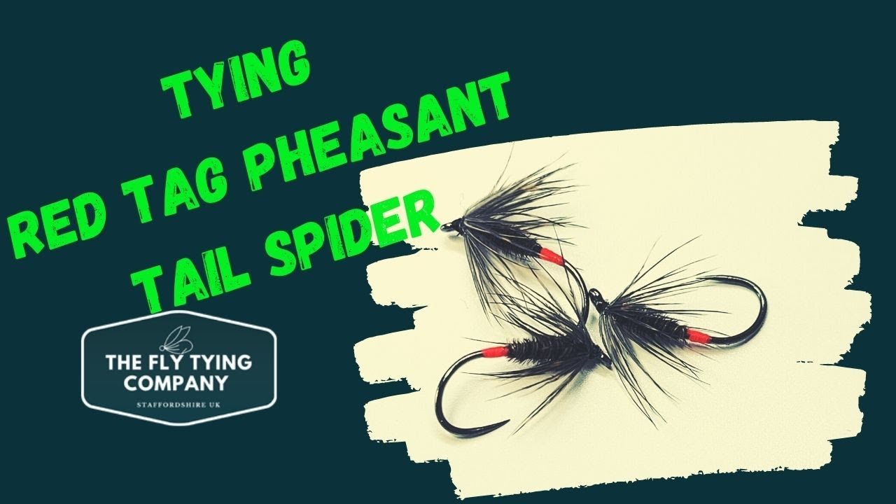 Tying a red tag Pheasant tail spider, great for Trout & Grayling - YouTube