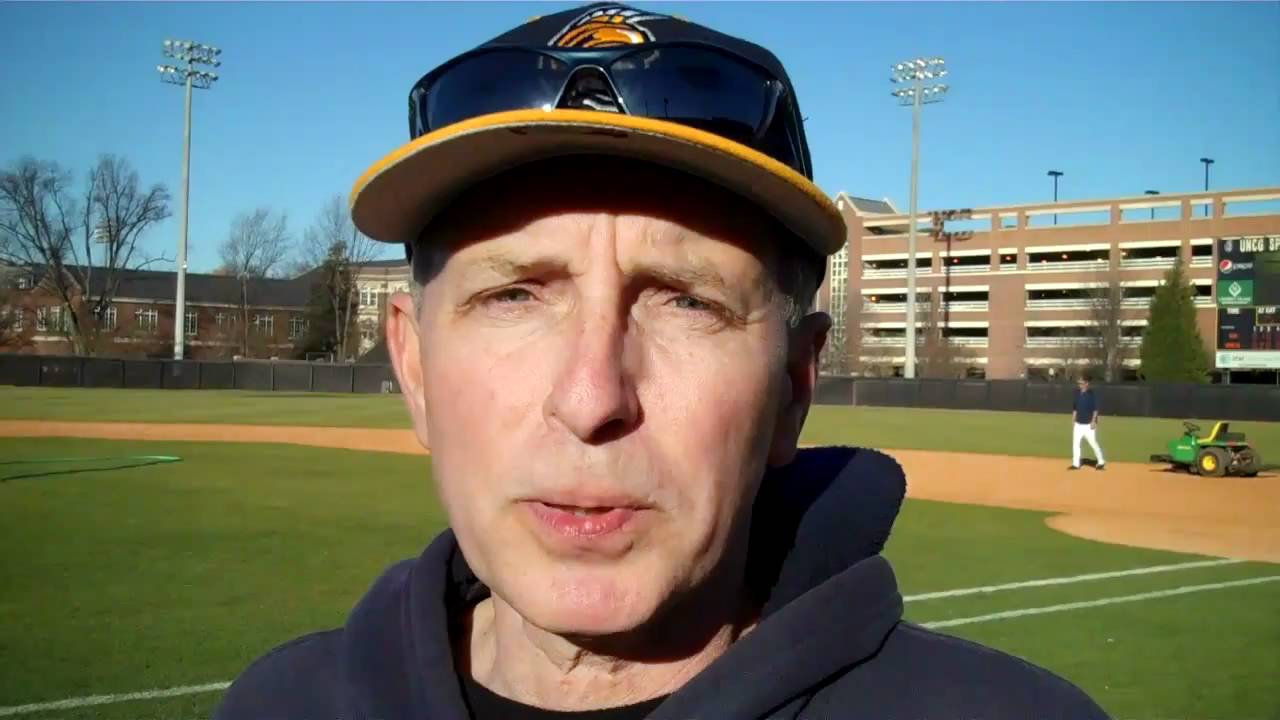 UNCG coach Mike Gaski after Delaware - YouTube