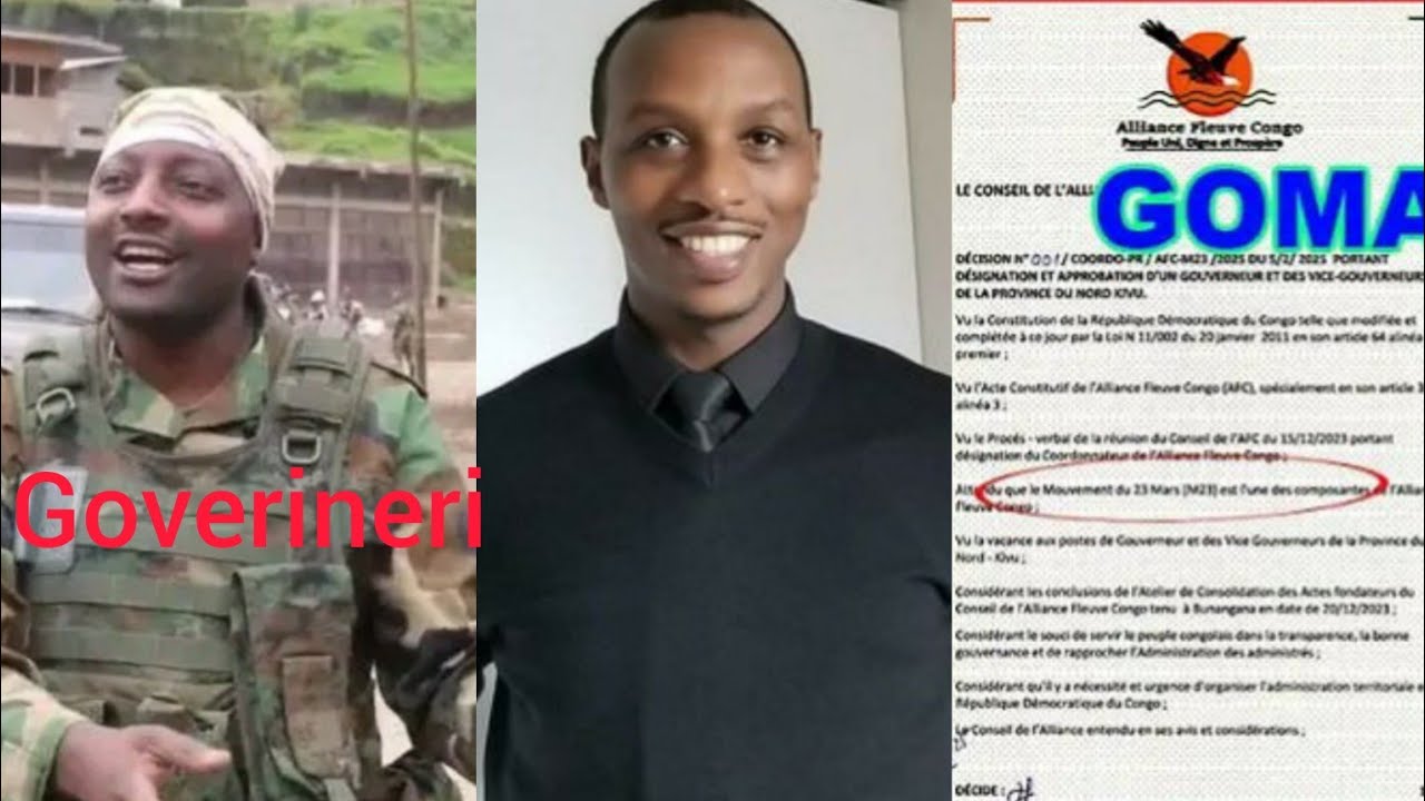 #COL. BAHATI ERASTO WA #M23 AGIZWE GOVERINERI WA #NORD KIVU. - YouTube