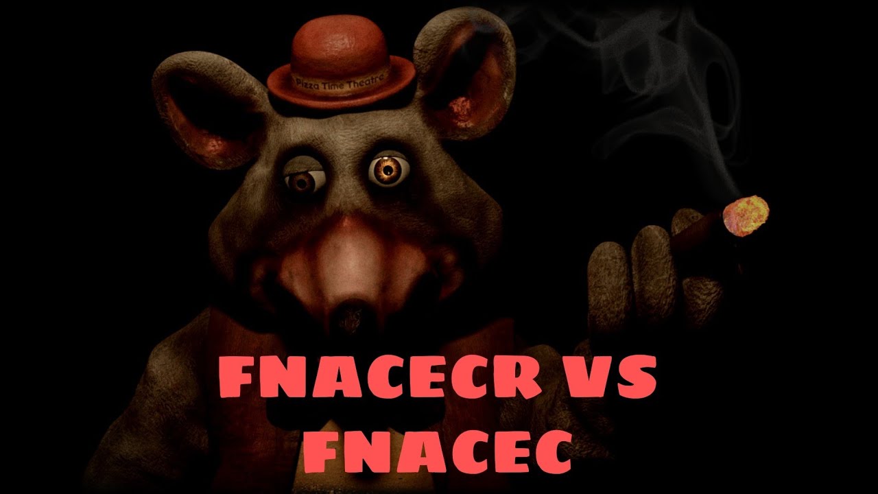 FNACECR Game over screens Vs FNACEC Game over screens - YouTube