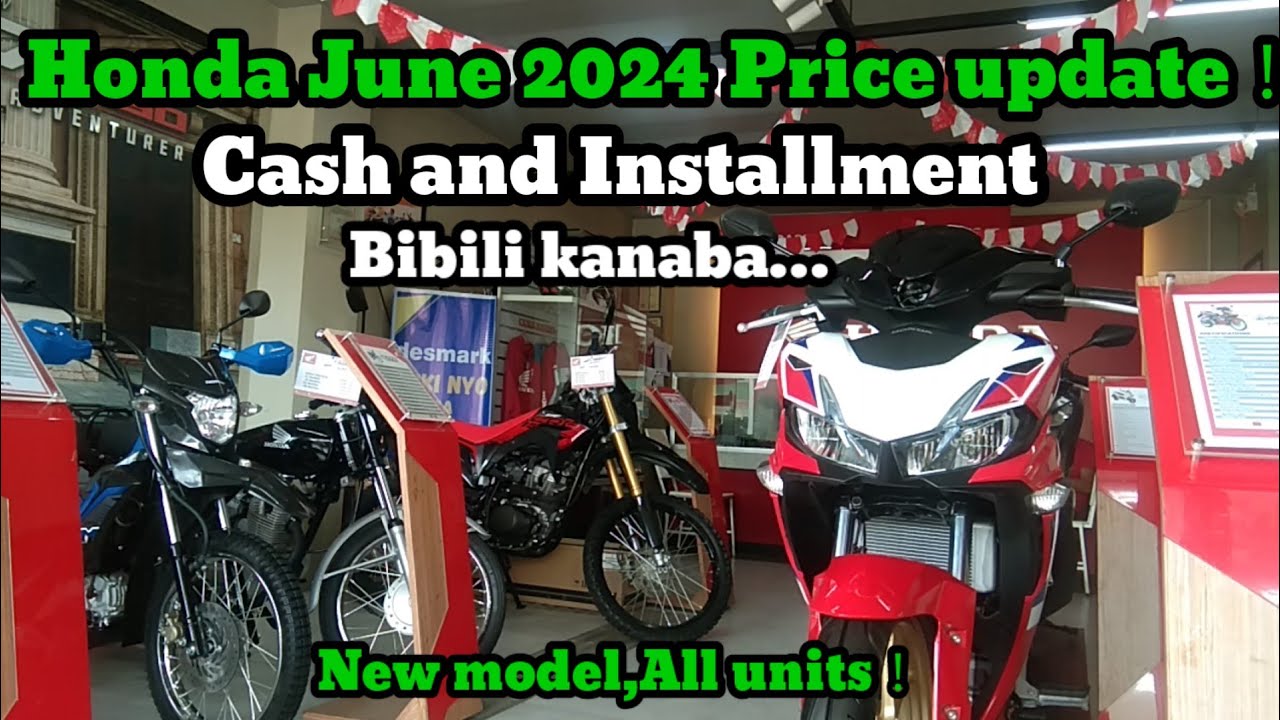 June 2024 Honda Motorcycle Price Update - You Won't Believe This! - YouTube