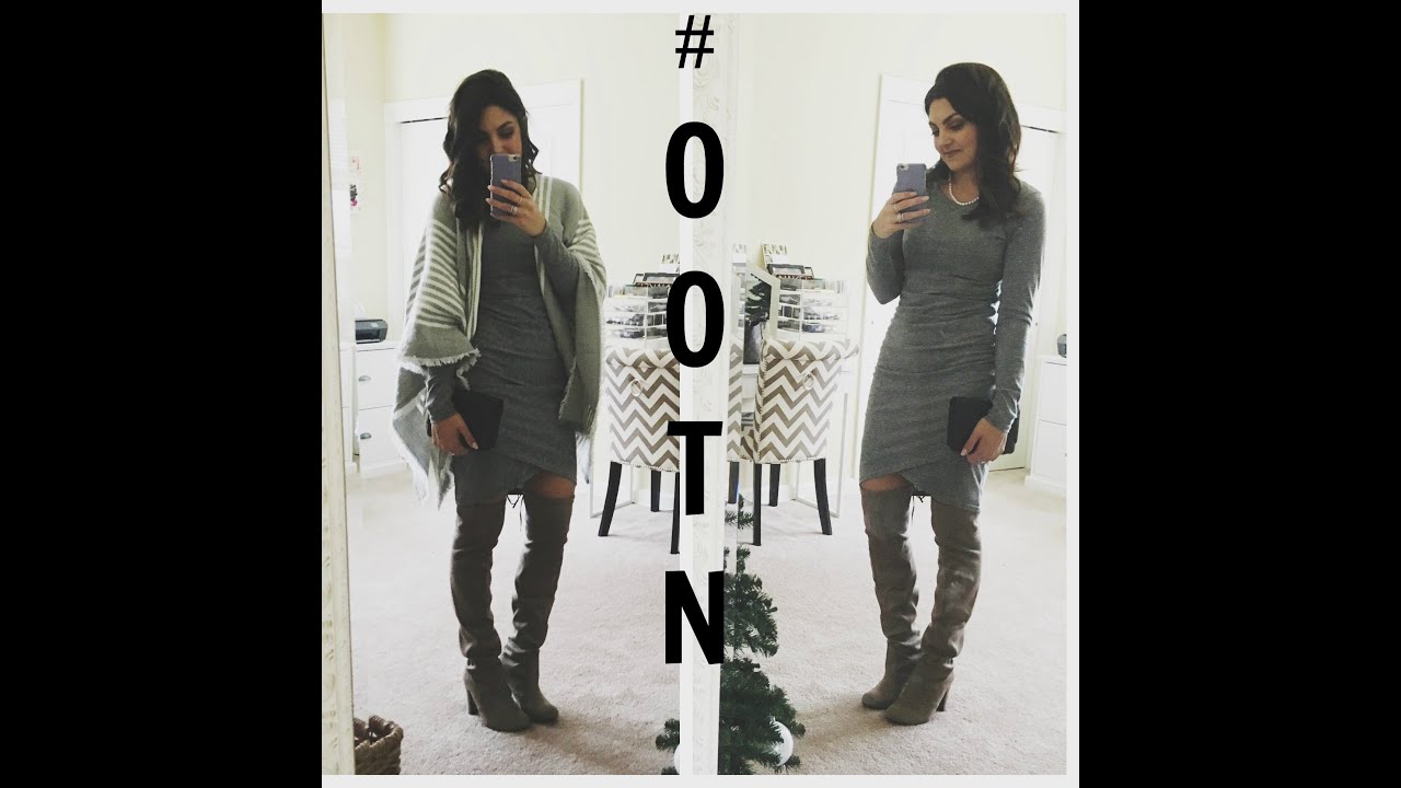 OOTN | New Favorite Over the Knee Boots! - YouTube