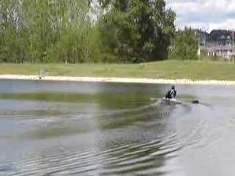 human powered boat - YouTube
