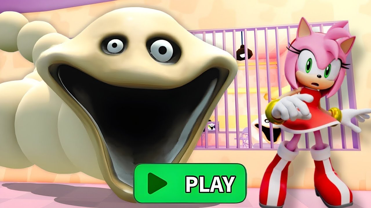 🐛 HUNGRY WORM PRISON RUN! (OBBY!) - Amy Rose Escapes From The Hungry ...