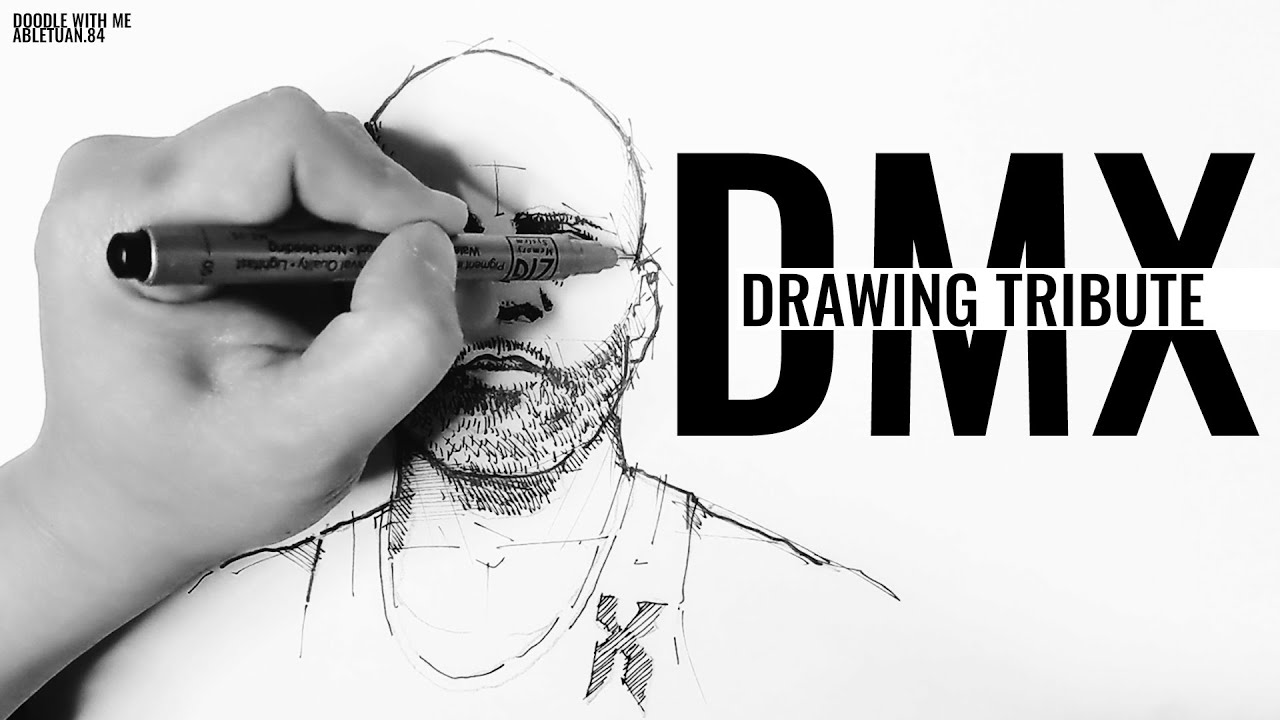 DMX Drawing Tribute | Doodle with Me - YouTube