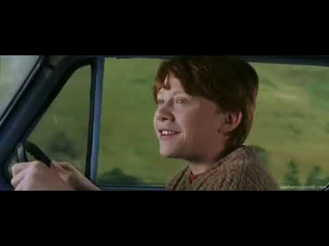 FLYING CAR scene, Harry Potter part 1 🔥😊 - YouTube